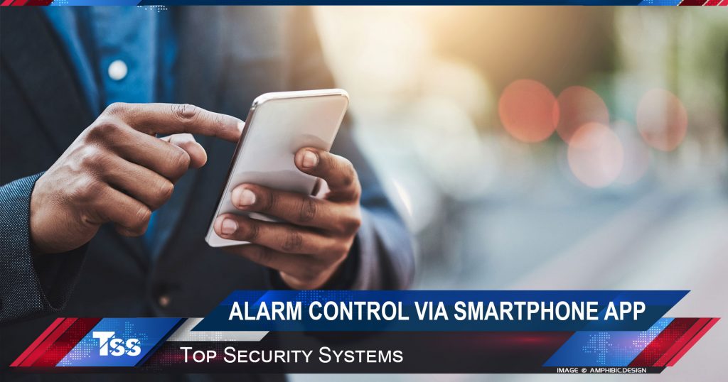 Control your Alarm System via Smartphone App • Top Security Systems